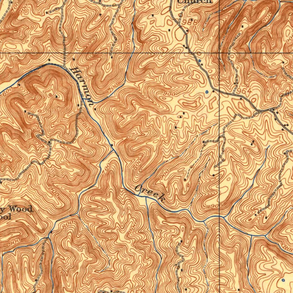 Monticello, KY (1914, 62500-Scale) Map by United States Geological ...