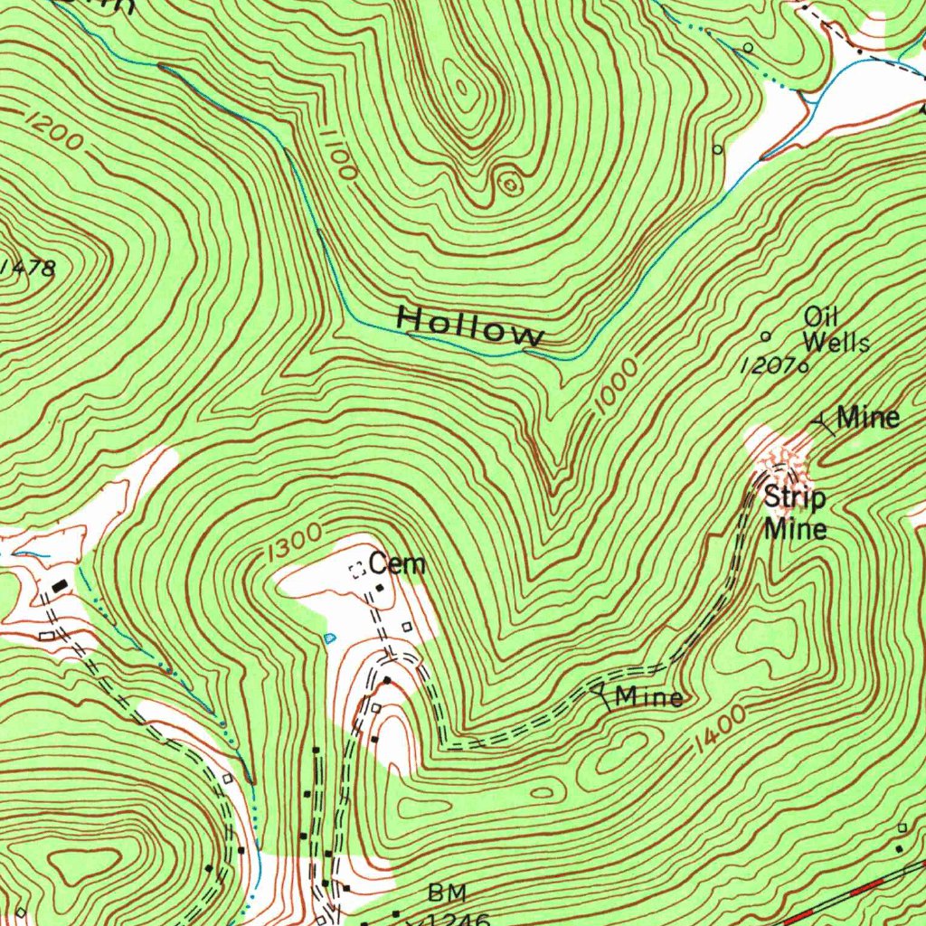 Monticello, KY (1977, 24000-Scale) Map by United States Geological ...