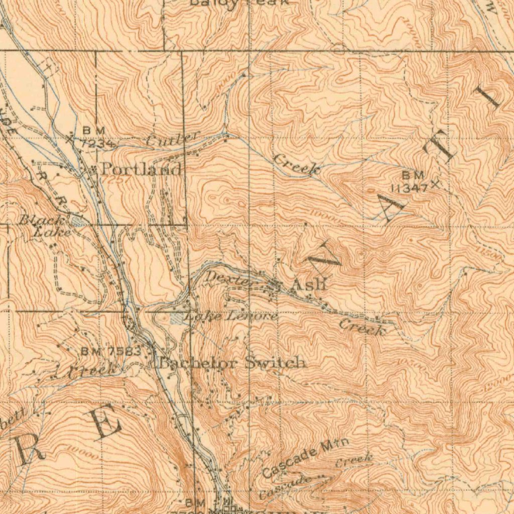 Montrose, CO (1911, 125000-Scale) Map by United States Geological ...