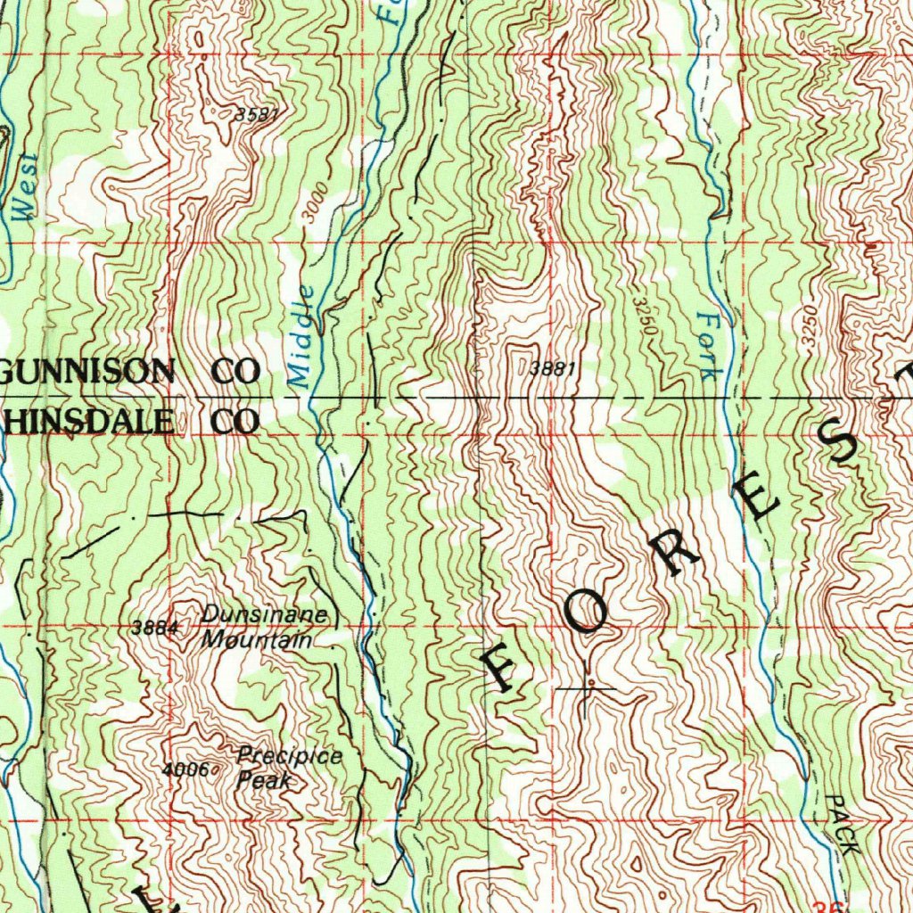 Montrose, CO (1983, 100000-Scale) Map by United States Geological ...