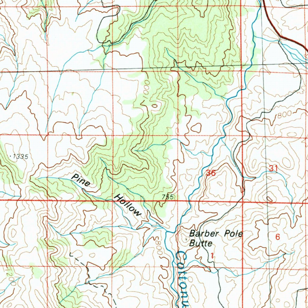 Monument, OR (1980, 100000-Scale) Map by United States Geological ...