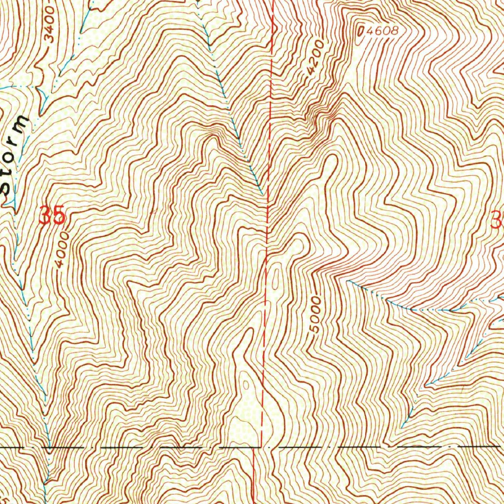 Monument Peak, CA (1959, 24000-Scale) Map by United States Geological ...