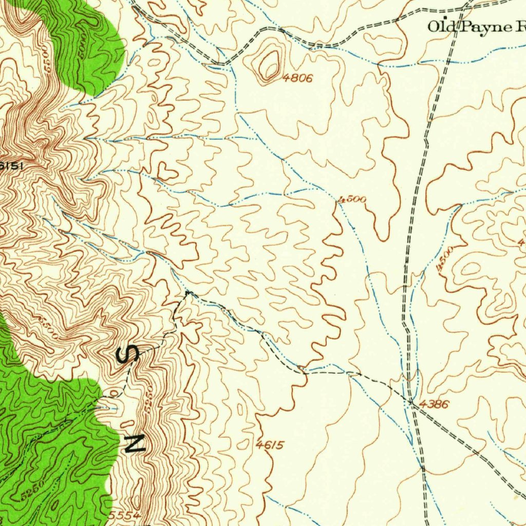 Monument Spring, TX (1920, 62500-Scale) Map by United States Geological ...
