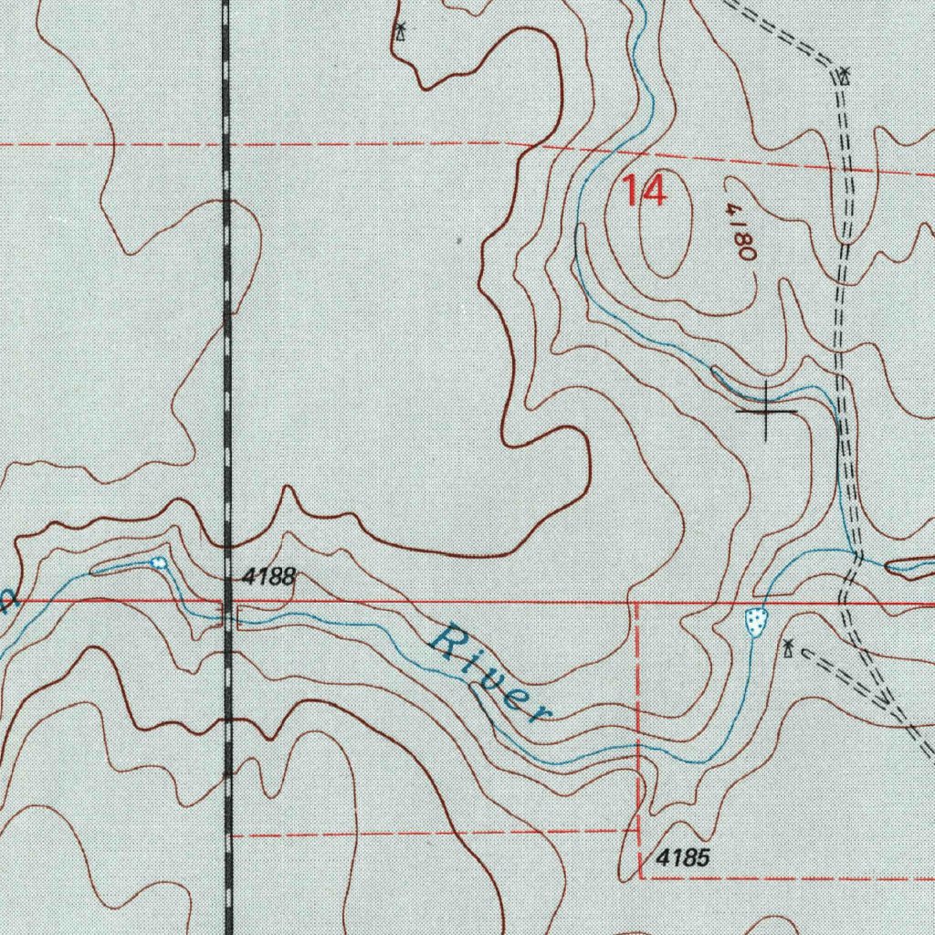 Moore Draw NW, CO (1997, 24000-Scale) Map by United States Geological ...