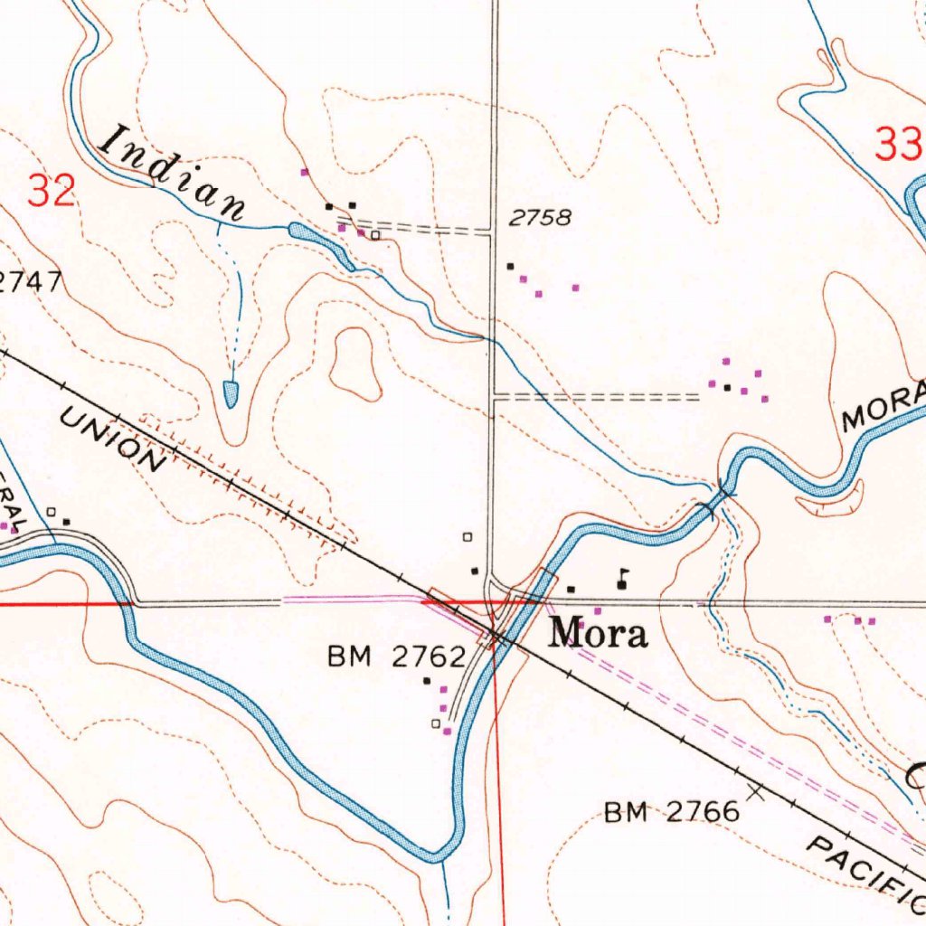 Mora, ID (1958, 24000-Scale) Map by United States Geological Survey ...
