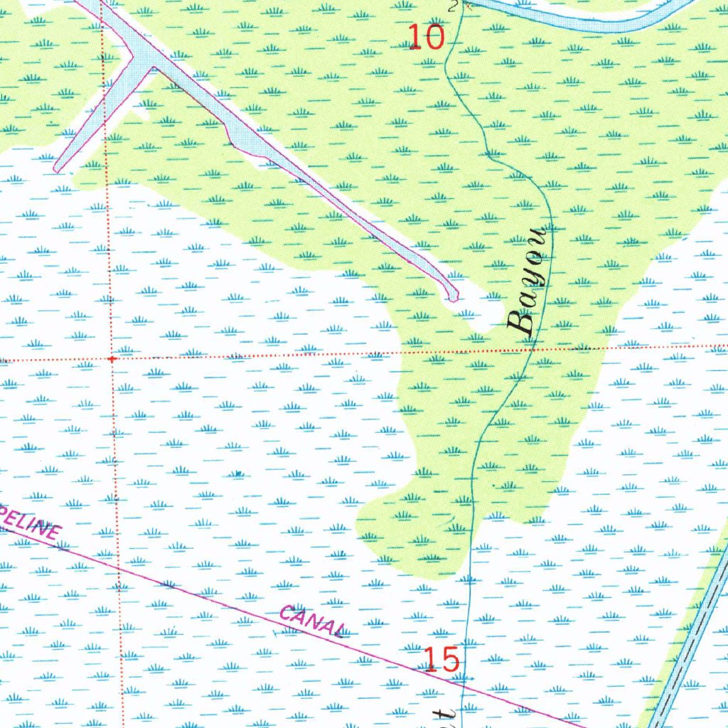 Morgan City SE, LA (1966, 24000-Scale) Map by United States Geological ...