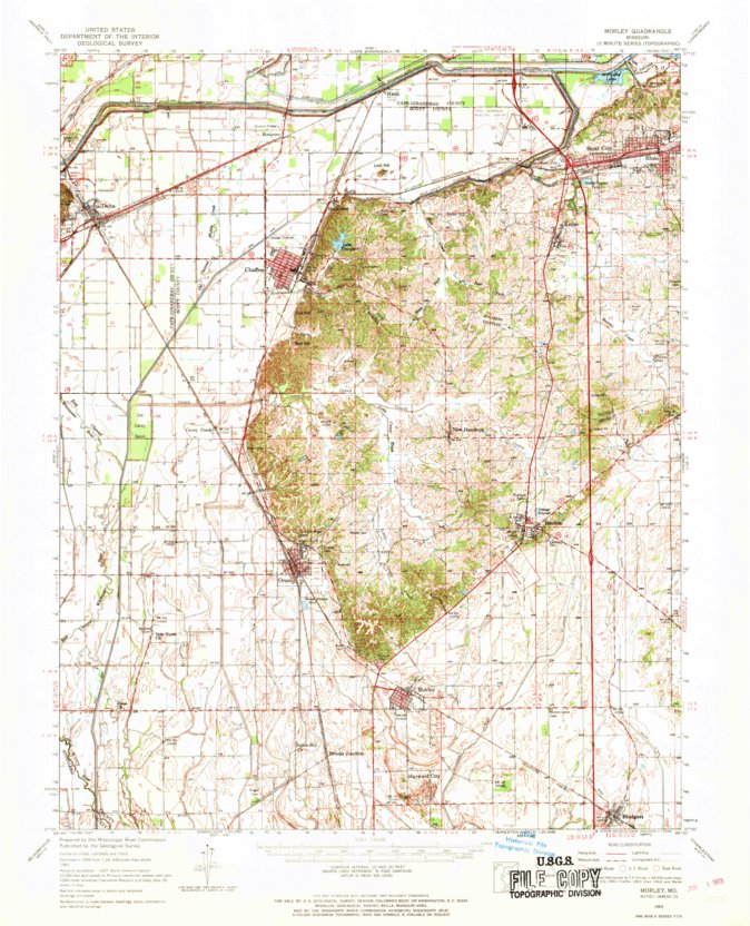 Morley, MO (1963, 62500-Scale) Map by United States Geological Survey ...