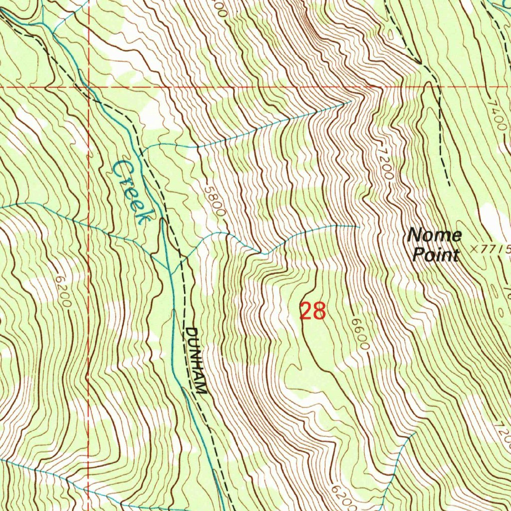 Morrell Mountain, MT (1999, 24000-Scale) Map by United States ...