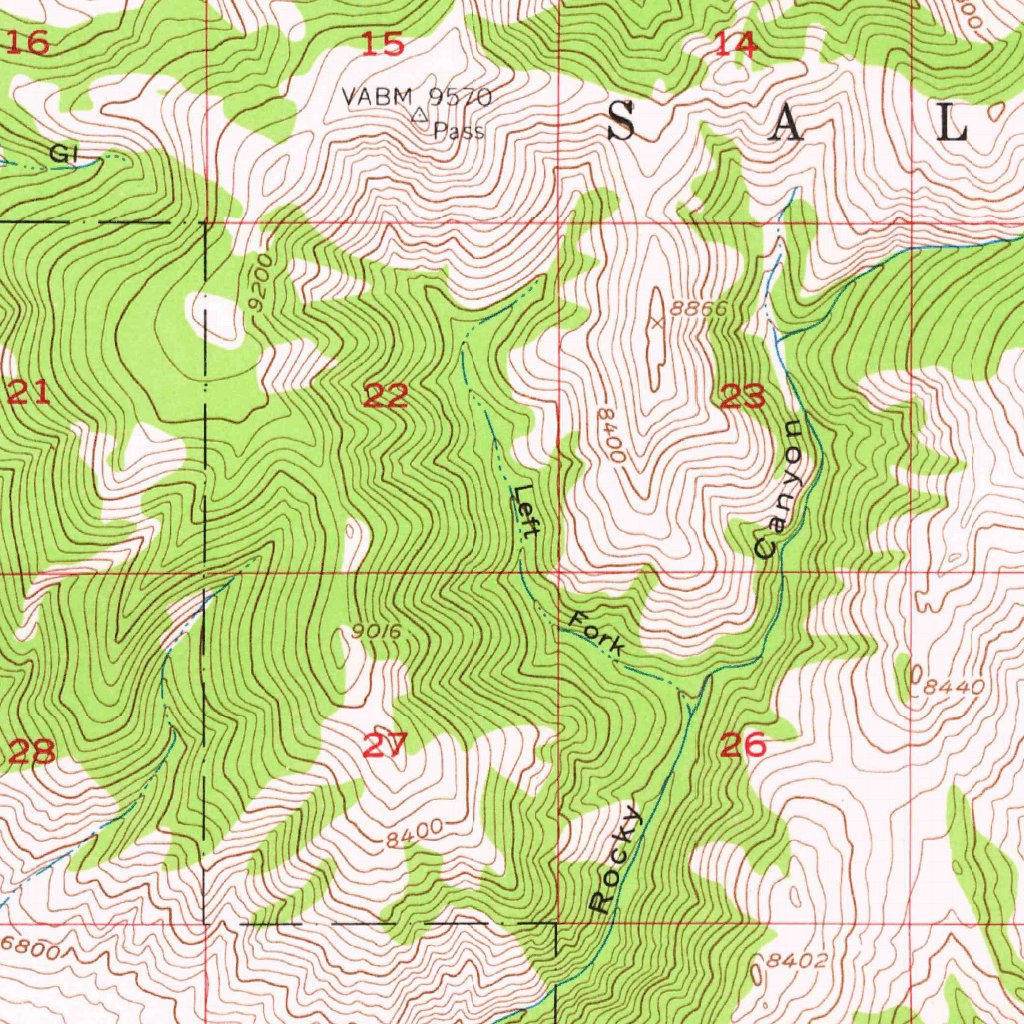 Morrison Lake, MT-ID (1956, 62500-Scale) Map by United States ...
