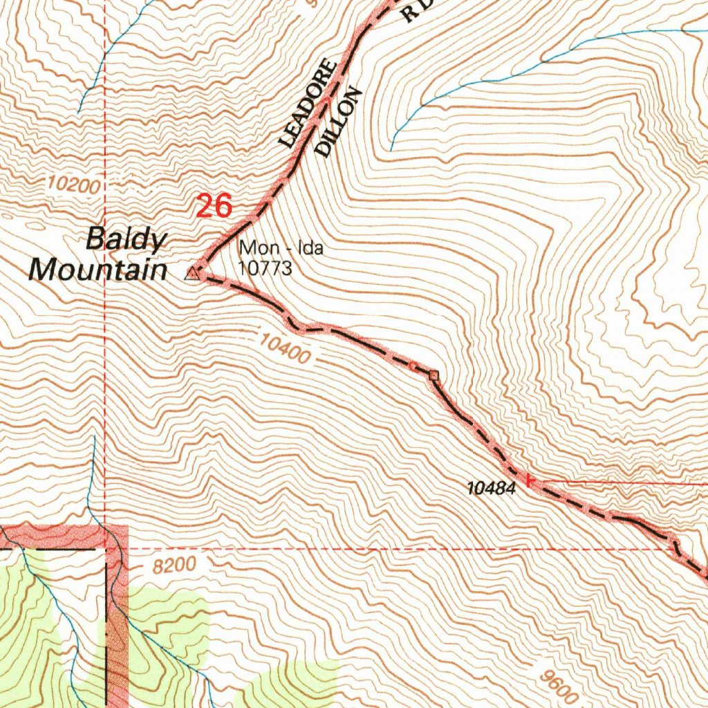 Morrison Lake, MT-ID (1997, 24000-Scale) Map by United States ...