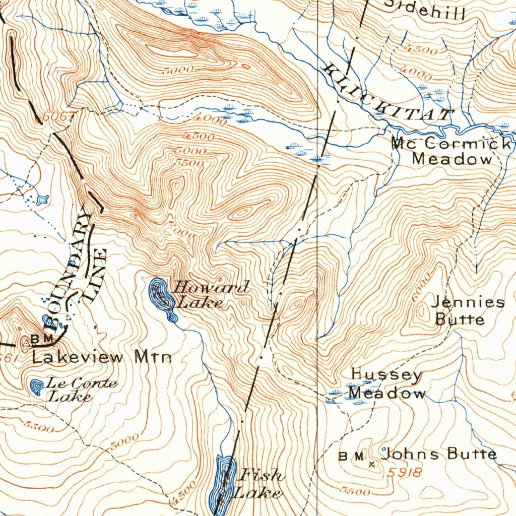 Mount Adams, WA (1904, 125000-Scale) Map by United States Geological ...