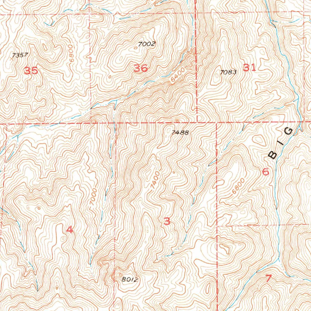Mount Blitzen, NV (1956, 62500-Scale) Map by United States Geological ...