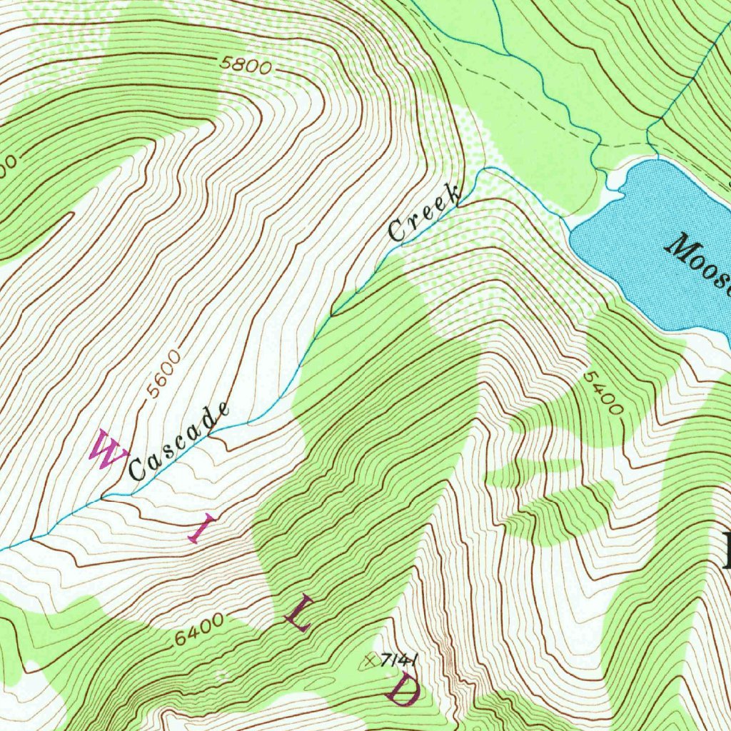 Mount Bradley, MT (1958, 24000-Scale) Map by United States Geological ...