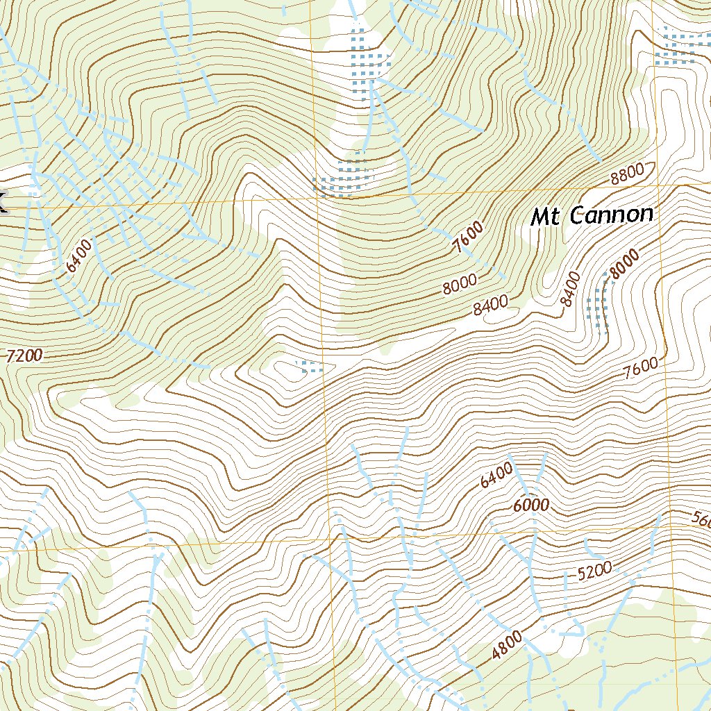 Mount Cannon, MT (2020, 24000-Scale) Map by United States Geological ...