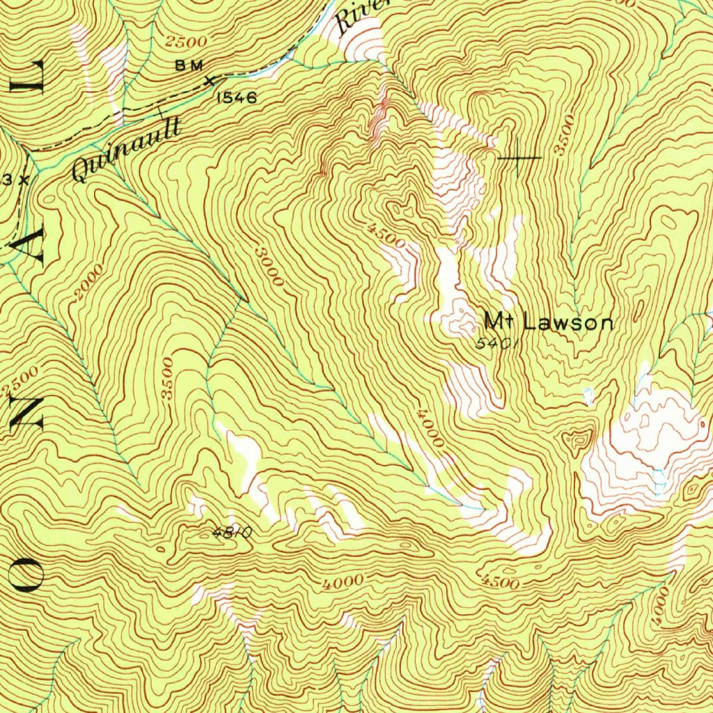Mount Christie, WA (1947, 62500-Scale) Map by United States Geological ...