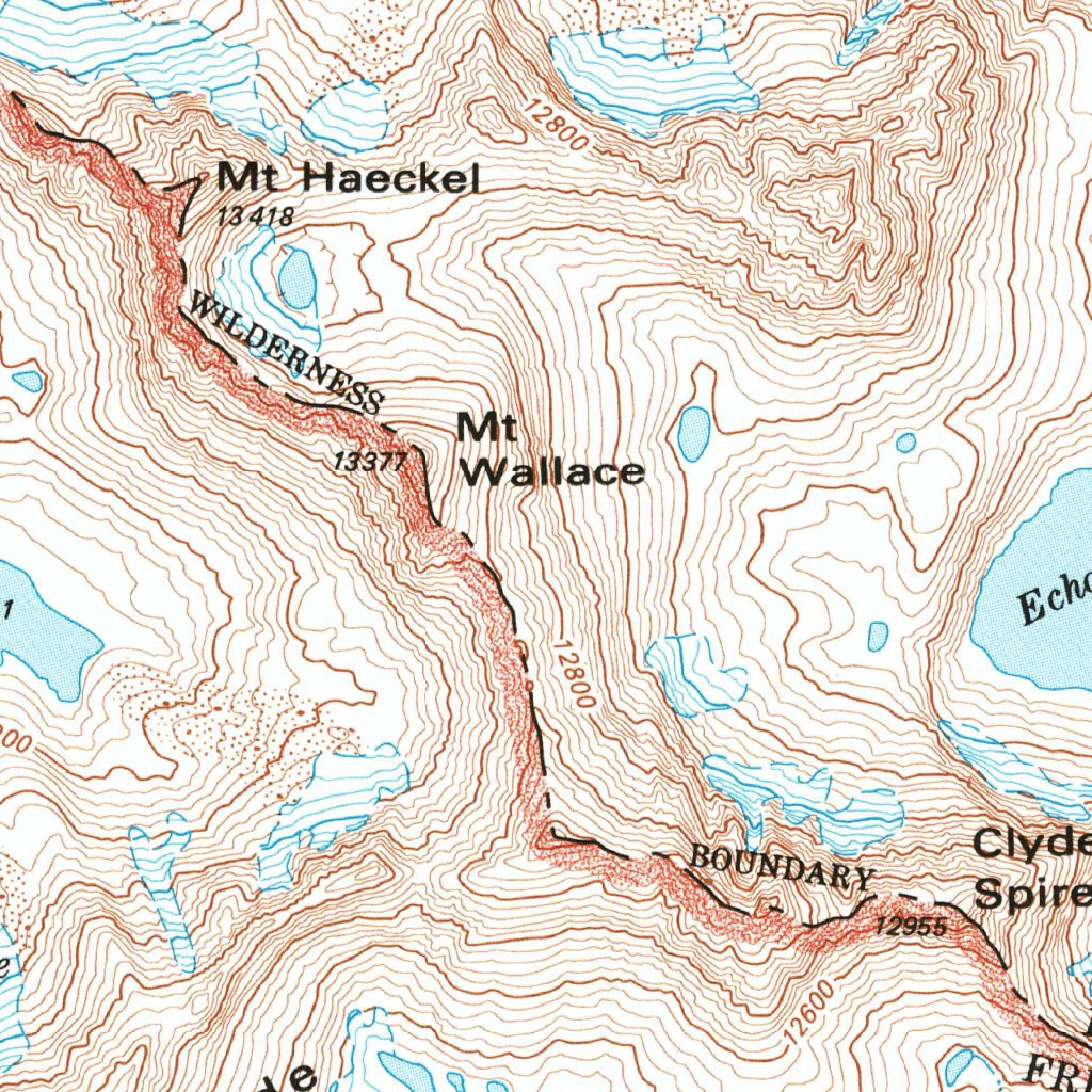 Mount Darwin, CA (1983, 24000-Scale) Map by United States Geological ...