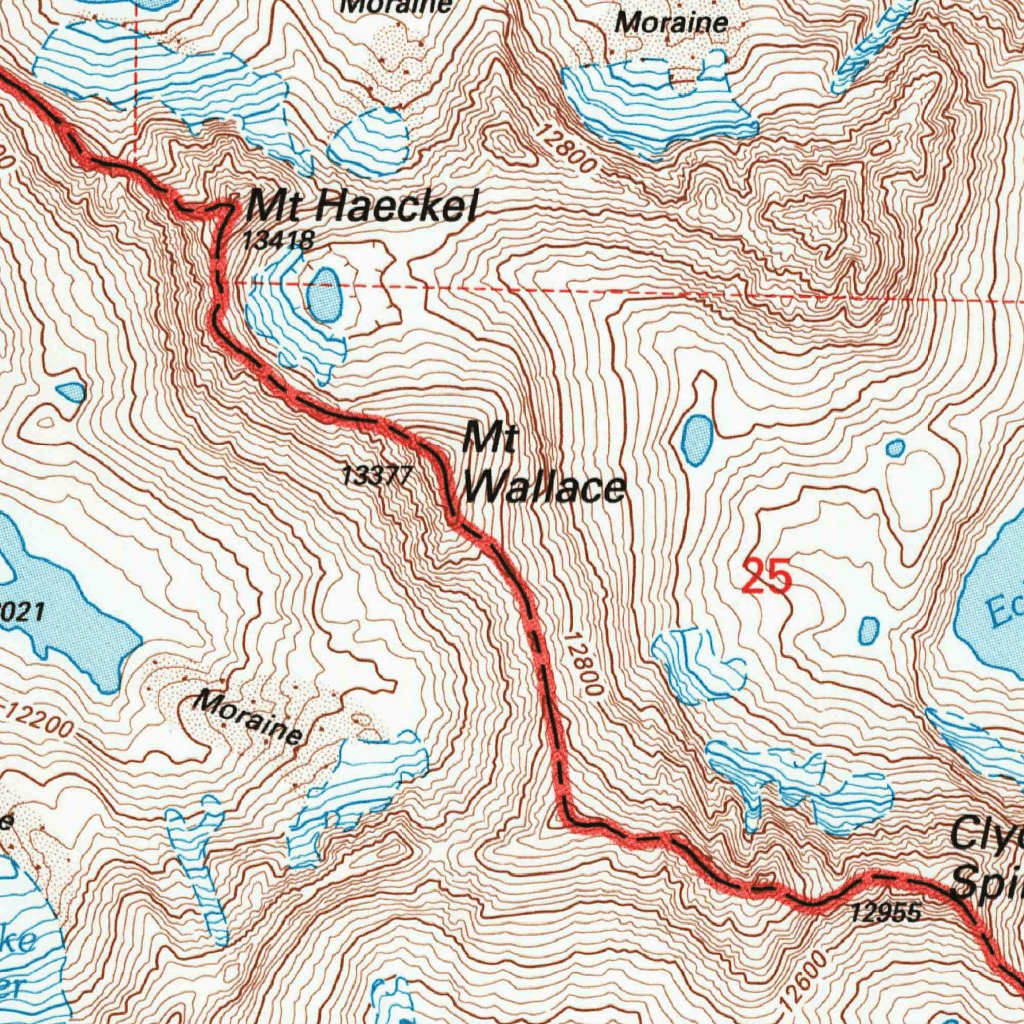 Mount Darwin, CA (1994, 24000-Scale) Map by United States Geological ...