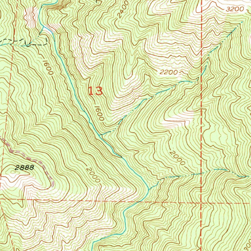 Mount Day, CA (1955, 24000-Scale) Map by United States Geological ...