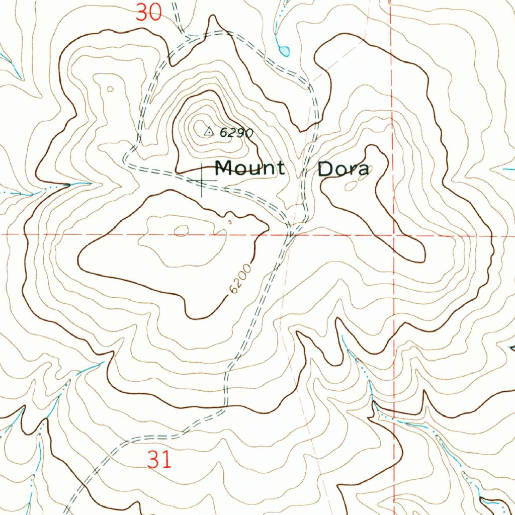 Mount Dora, NM (1972, 24000-Scale) Map by United States Geological ...