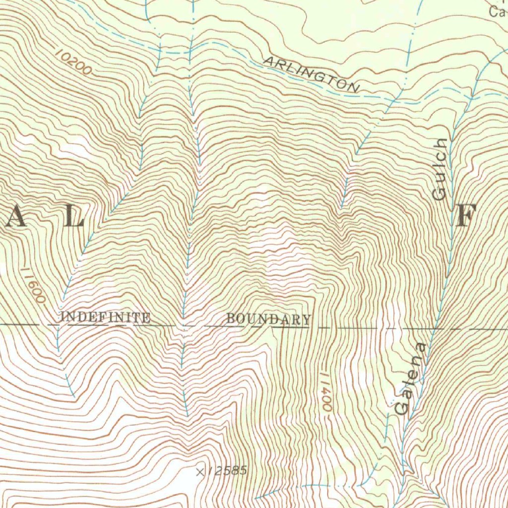 Mount Elbert, CO (1967, 24000-Scale) Map by United States Geological ...
