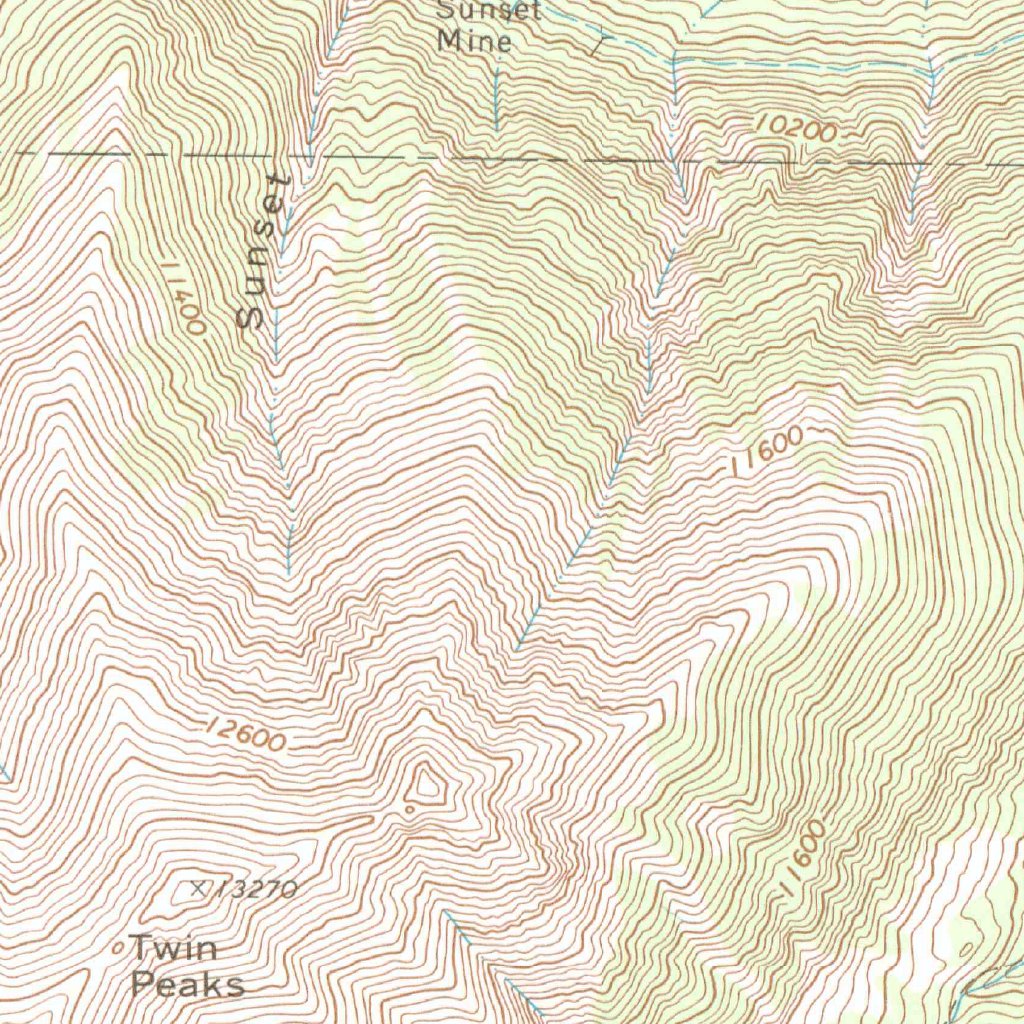 Mount Elbert, CO (1967, 24000-Scale) Map by United States Geological ...