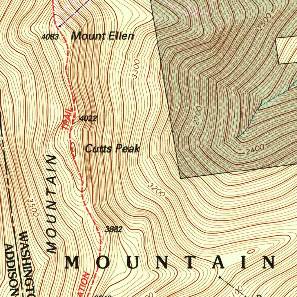 Mount Ellen, VT (1997, 24000-Scale) Map by United States Geological ...