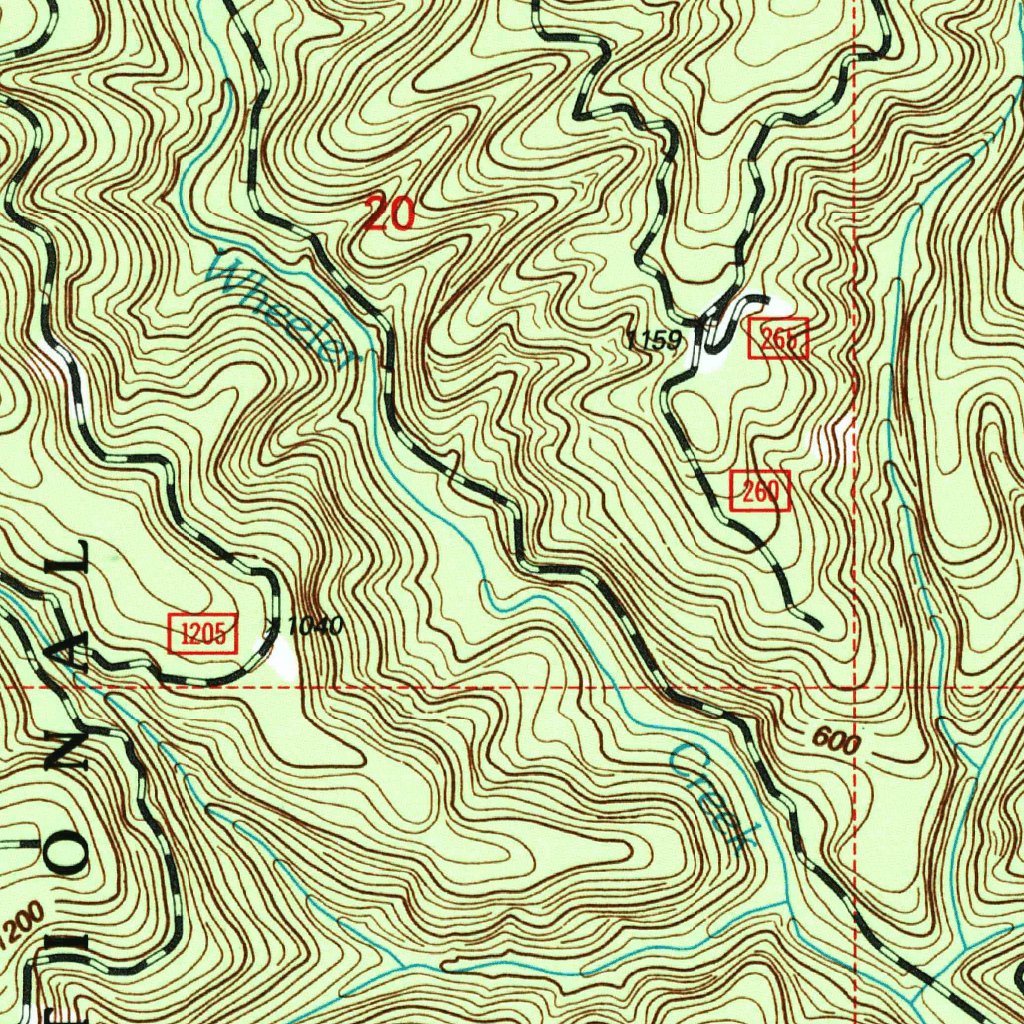 Mount Emily, OR (1996, 24000-Scale) Map by United States Geological ...