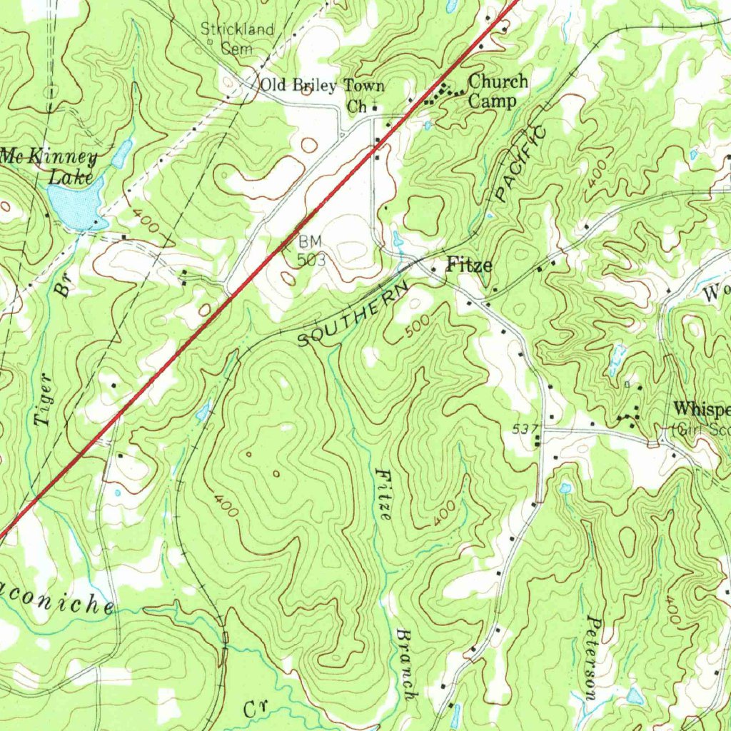 Mount Enterprise, TX (1960, 62500-Scale) Map by United States ...