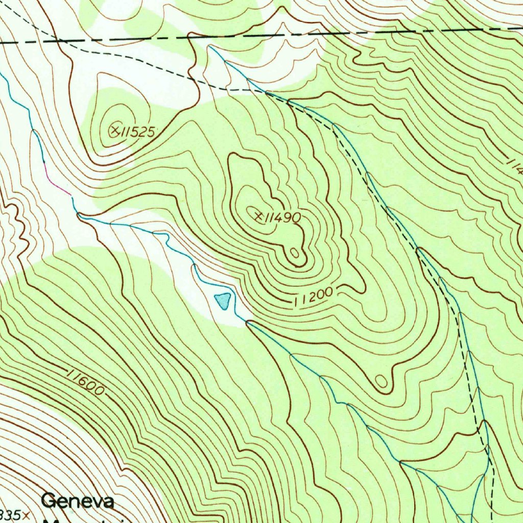 Mount Evans, CO (1957, 24000-Scale) Map by United States Geological ...