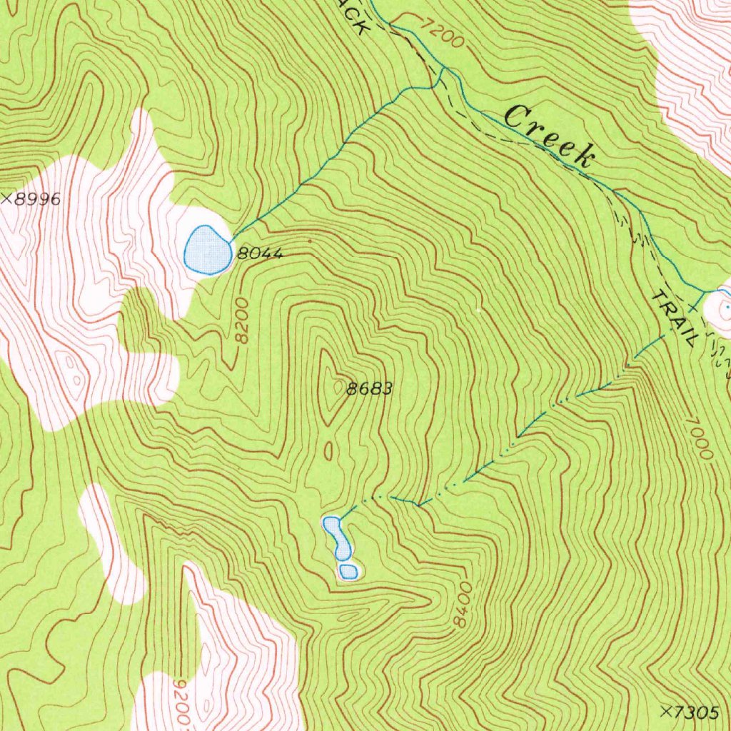Mount Everly, ID (1972, 24000-Scale) Map by United States Geological ...