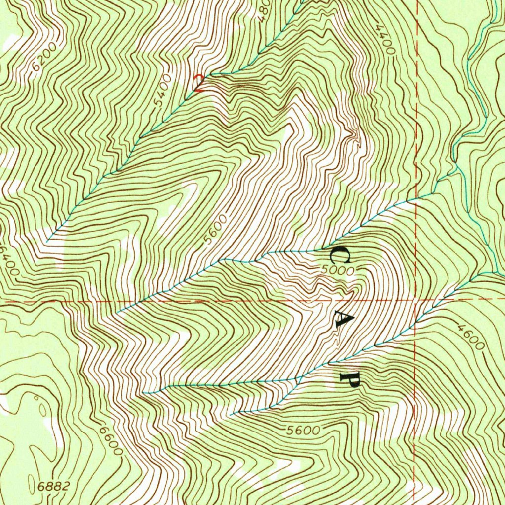 Mount Fanny, OR (1993, 24000-Scale) Map by United States Geological ...