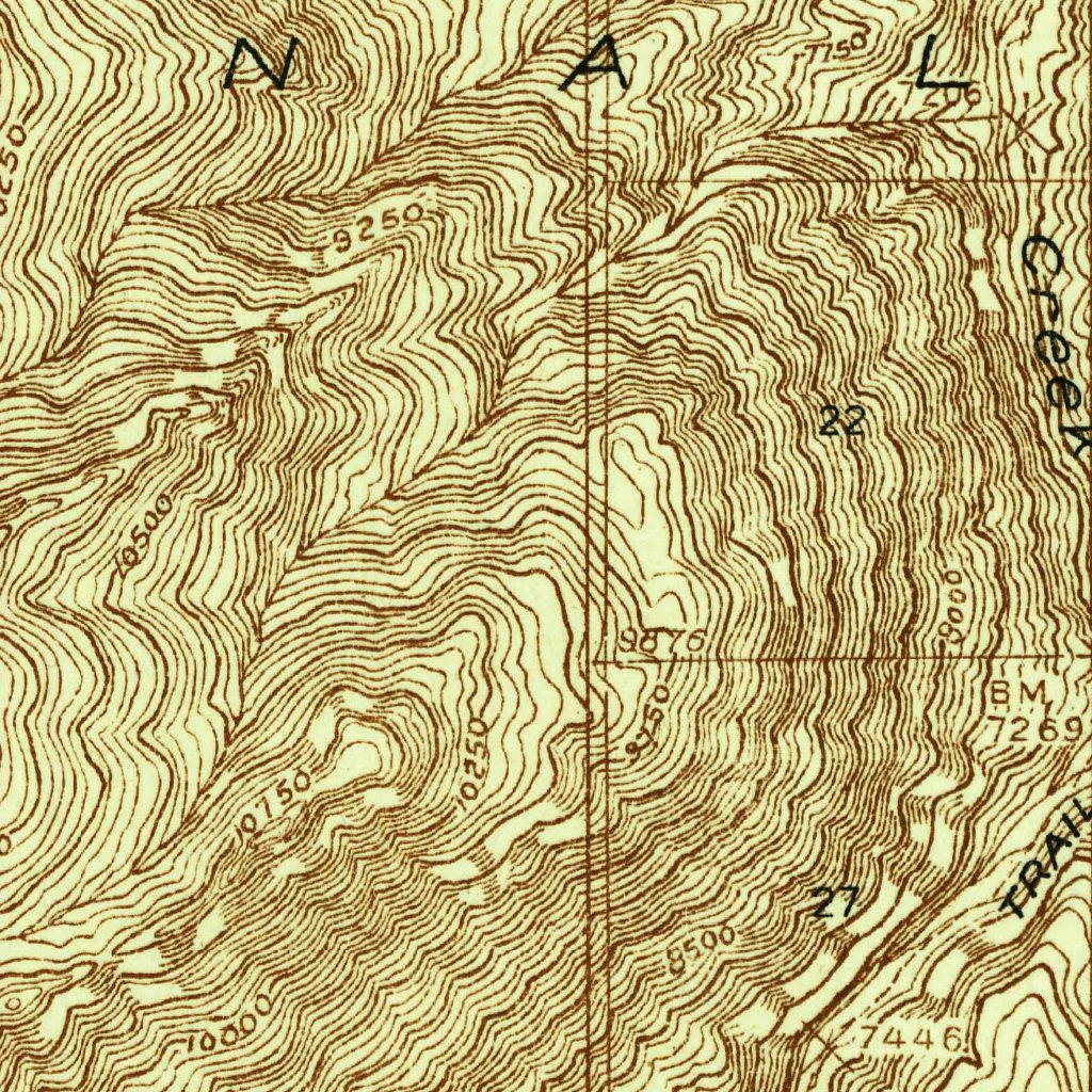 Mount Gunnison, CO (1938, 48000-Scale) Map by United States Geological ...