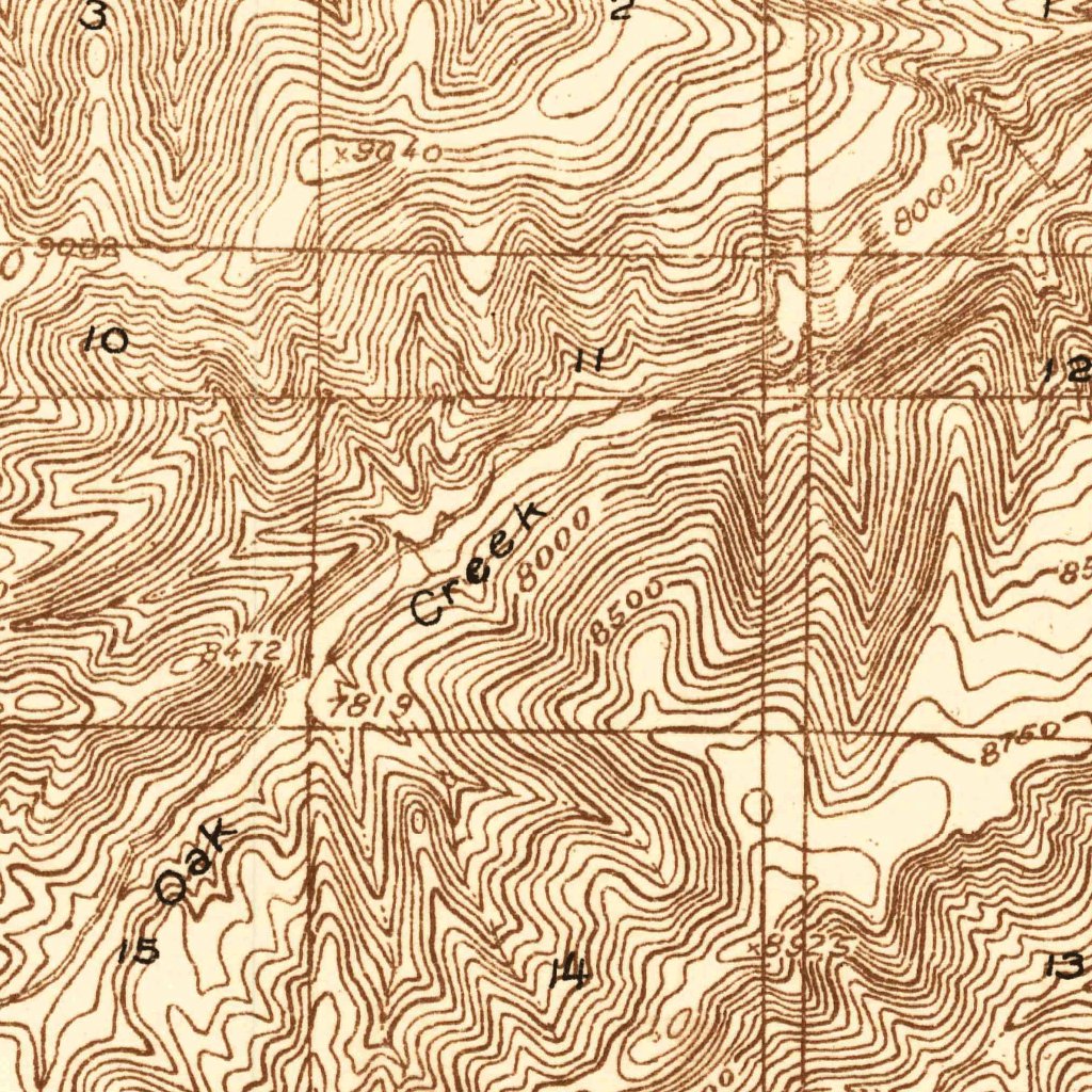 Mount Harris, CO (1924, 48000-Scale) Map by United States Geological ...