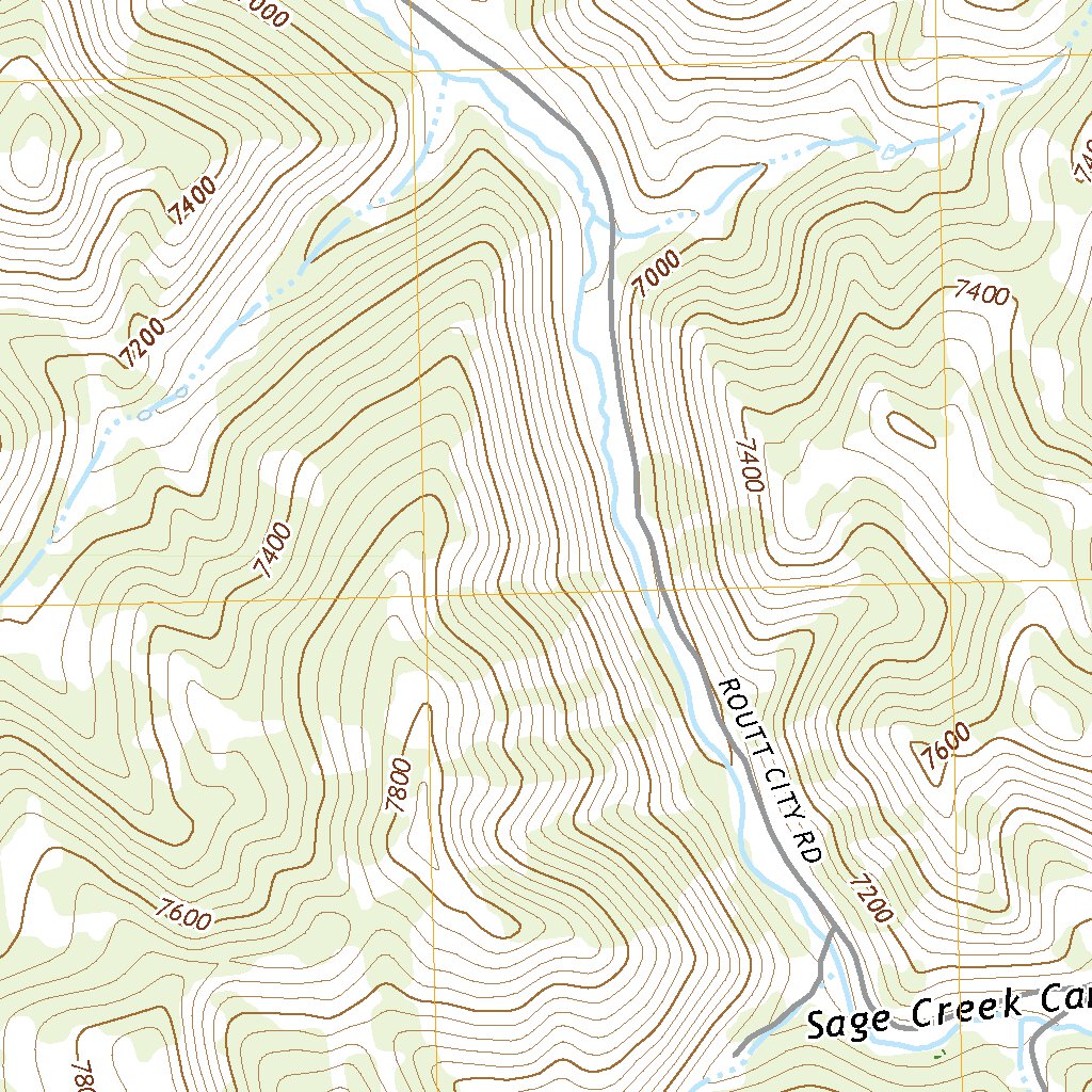 Mount Harris, CO (2022, 24000-Scale) Map by United States Geological ...