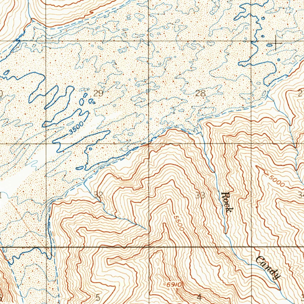 Mount Hayes B-2, AK (1955, 63360-Scale) Map by United States Geological ...