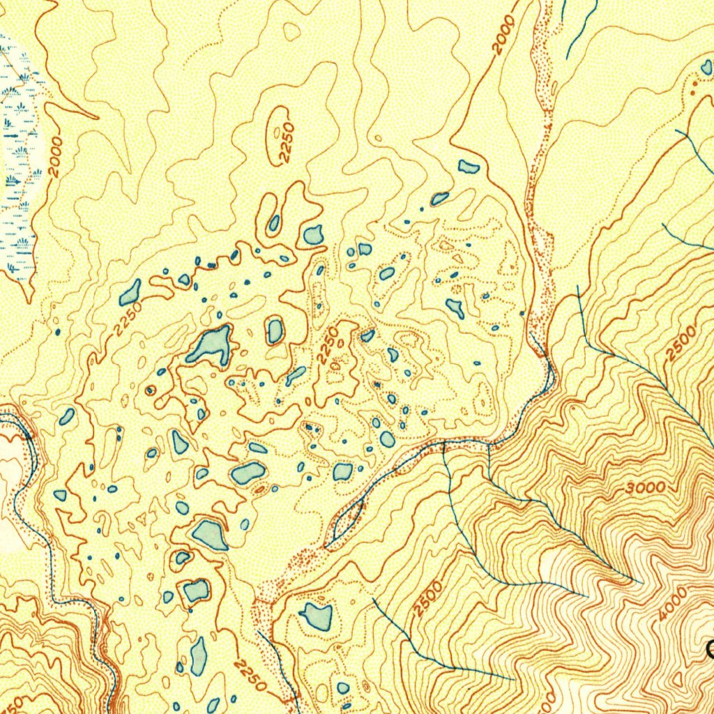 Mount Hayes D-4, AK (1952, 63360-Scale) Map by United States Geological ...