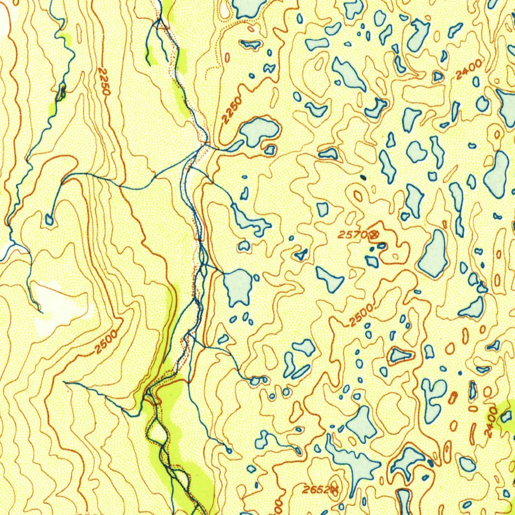 Mount Hayes D-5, AK (1952, 63360-Scale) Map by United States Geological ...