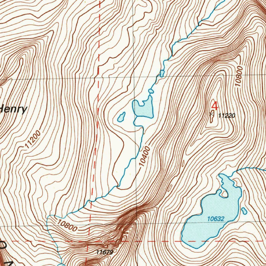 Mount Henry, CA (2004, 24000-Scale) Map by United States Geological ...