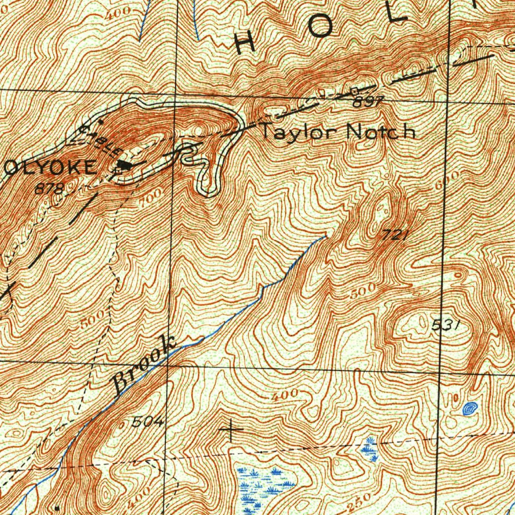 Mount Holyoke, MA (1948, 25000-Scale) Map by United States Geological ...