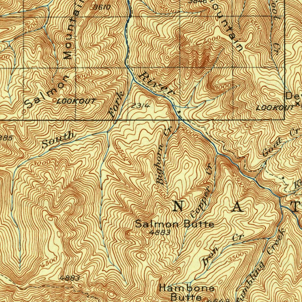 Mount Hood, OR (1927, 125000-Scale) Map by United States Geological ...