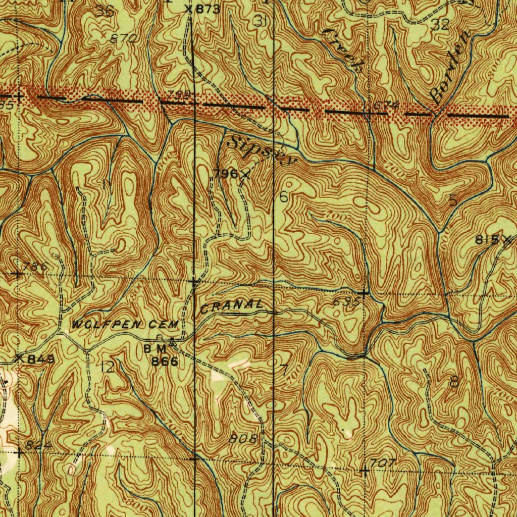 Mount Hope, AL (1940, 62500-Scale) Map by United States Geological ...