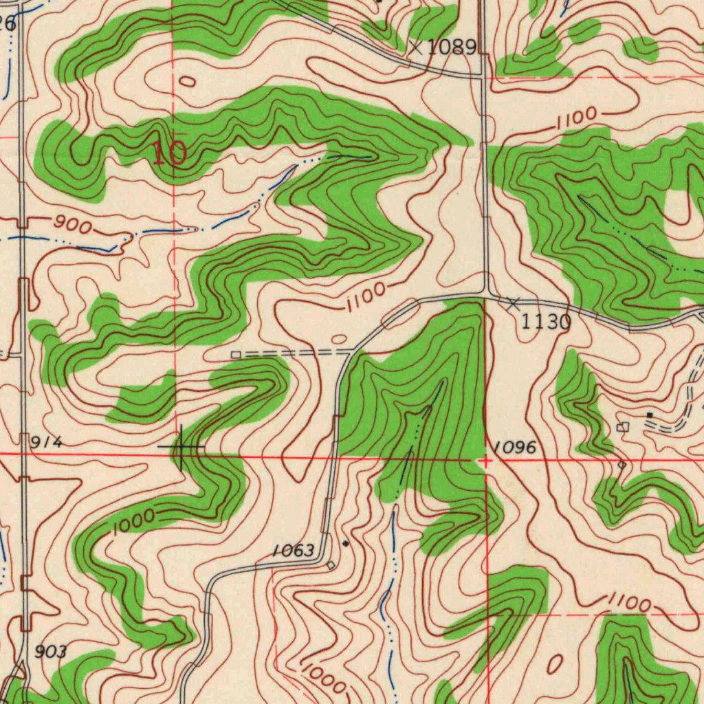Mount Hope, WI (1962, 24000-Scale) Map by United States Geological ...