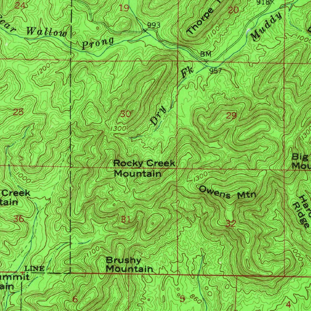 Mount Ida, AR (1959, 62500-Scale) Map by United States Geological ...