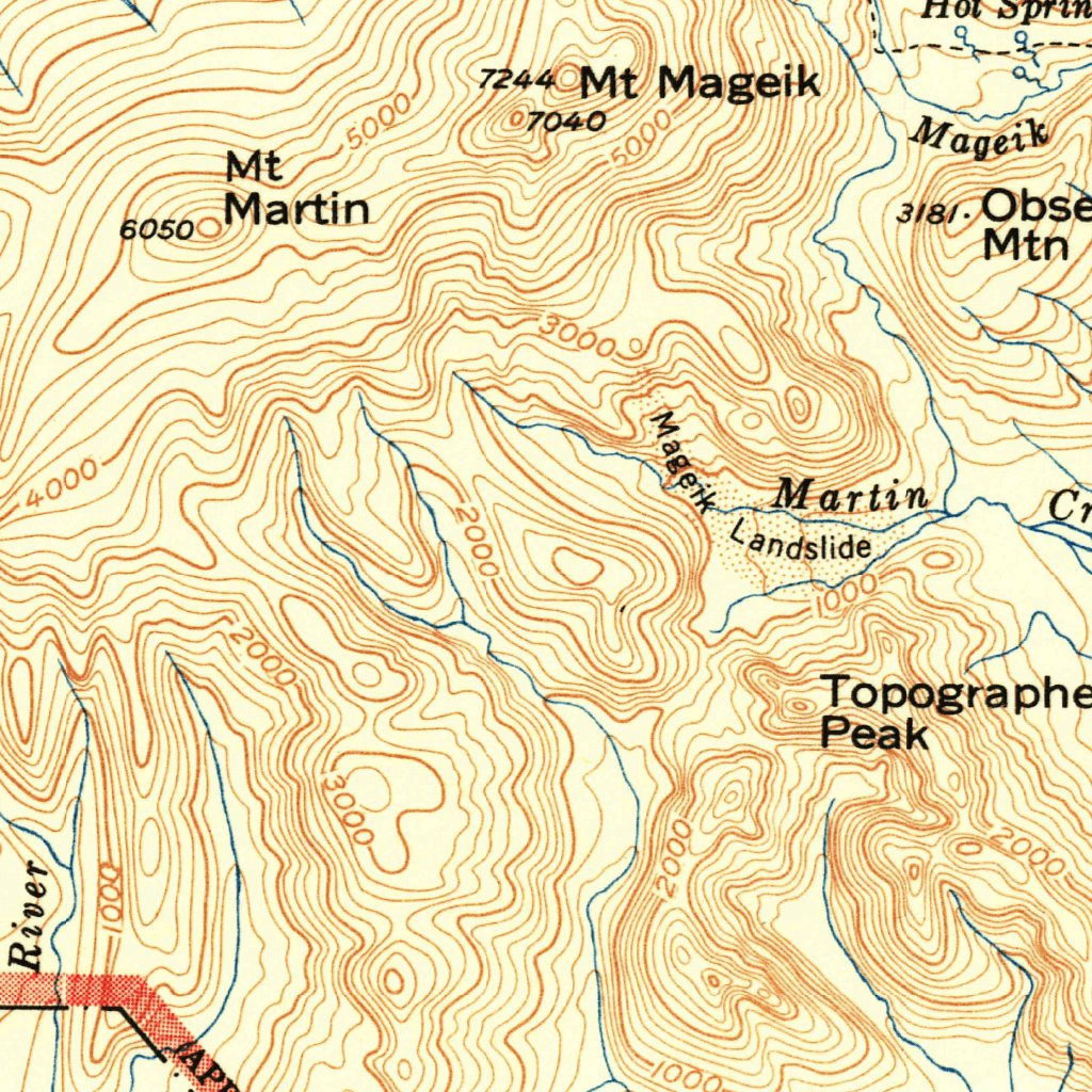 Mount Katmai, AK (1948, 250000-Scale) Map by United States Geological ...