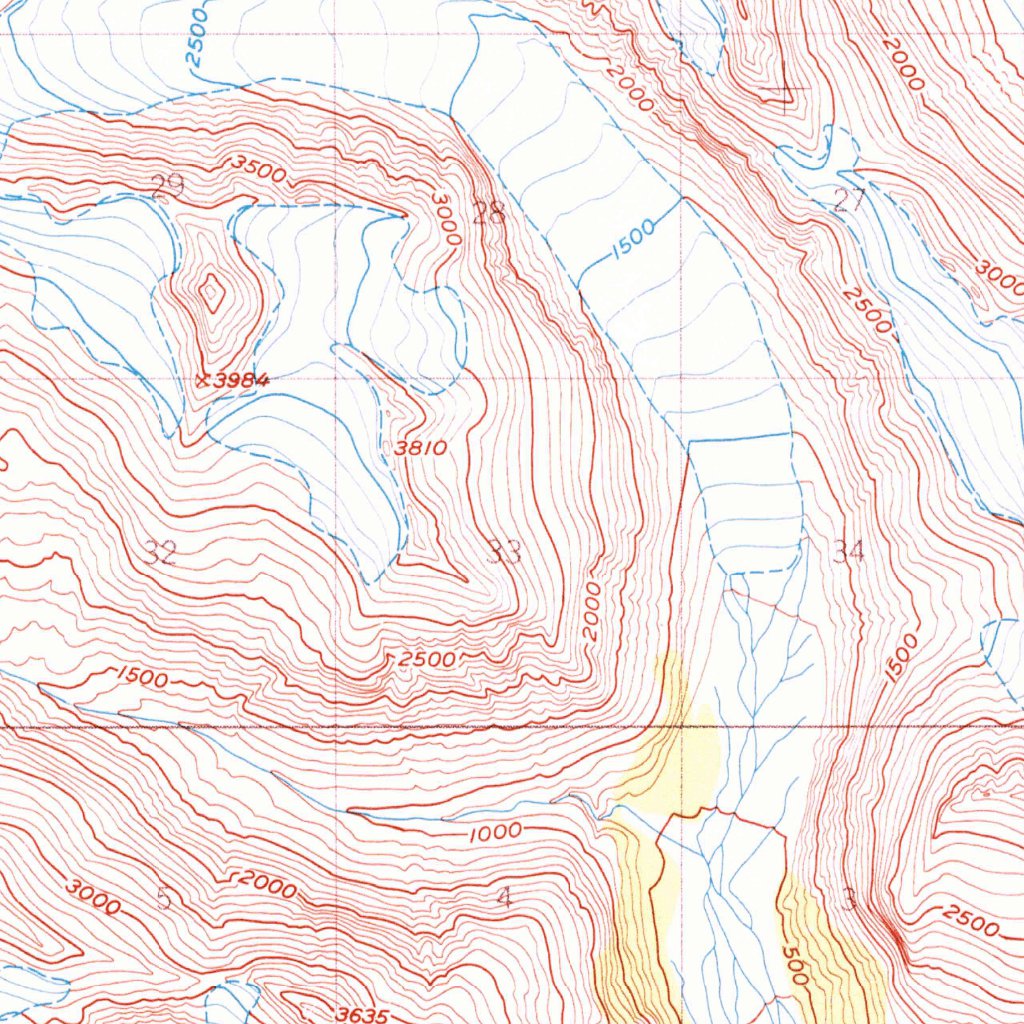 Mount Katmai B-2, AK (1951, 63360-Scale) Map by United States ...