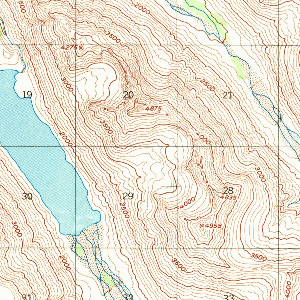 Mount Katmai B-3, AK (1951, 63360-Scale) Map by United States ...