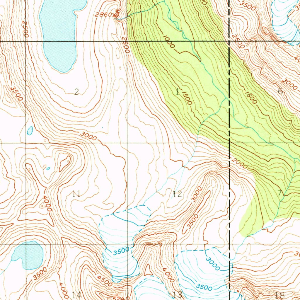 Mount Katmai D-3, AK (1951, 63360-Scale) Map by United States ...