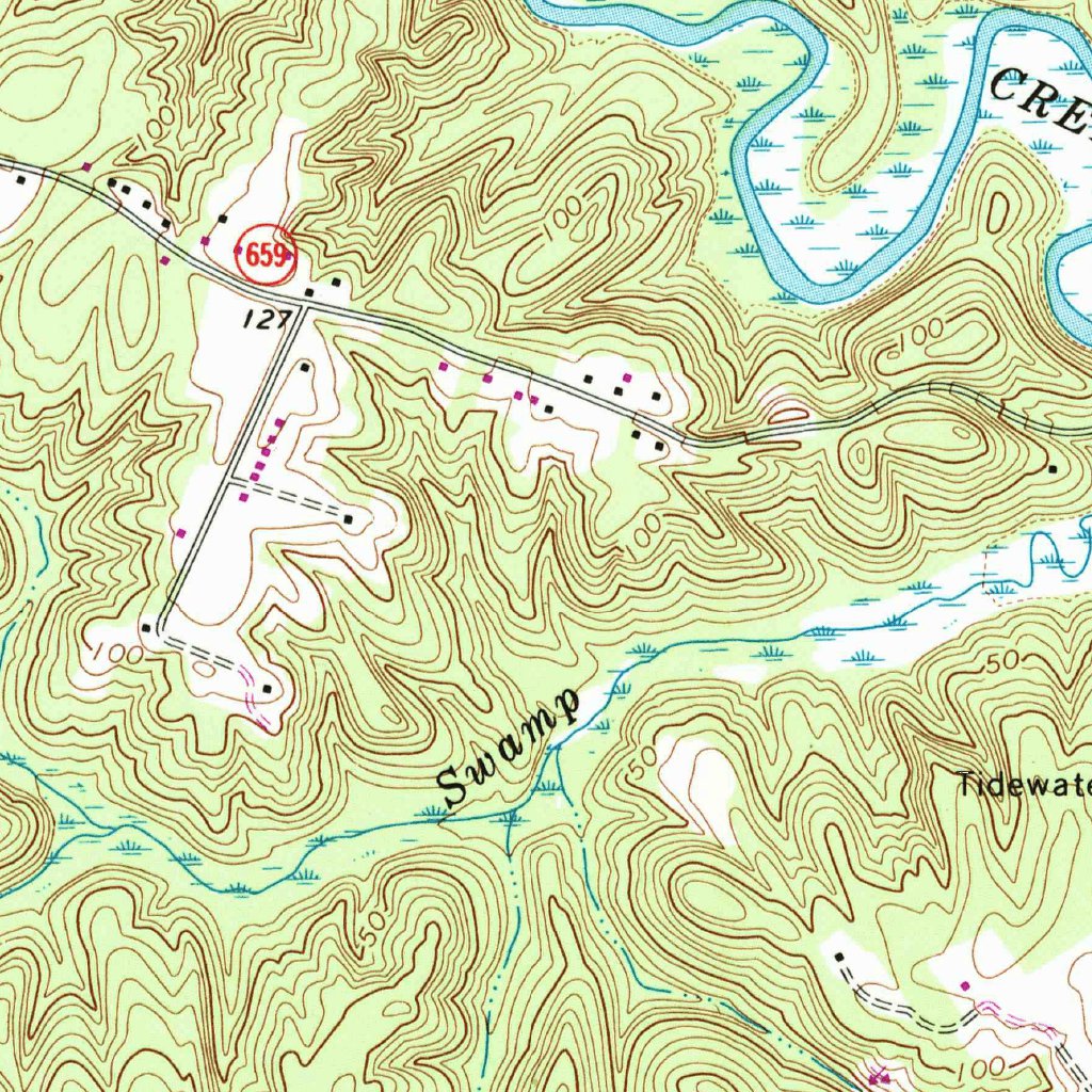 Mount Landing, VA (1968, 24000-Scale) Map by United States Geological ...