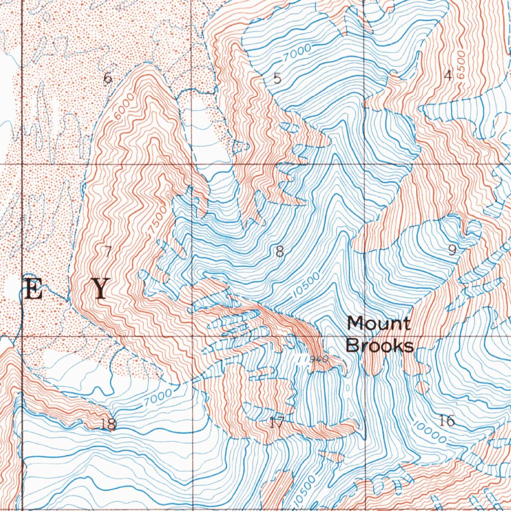 Mount Mckinley A-2, AK (1954, 63360-Scale) Map by United States ...