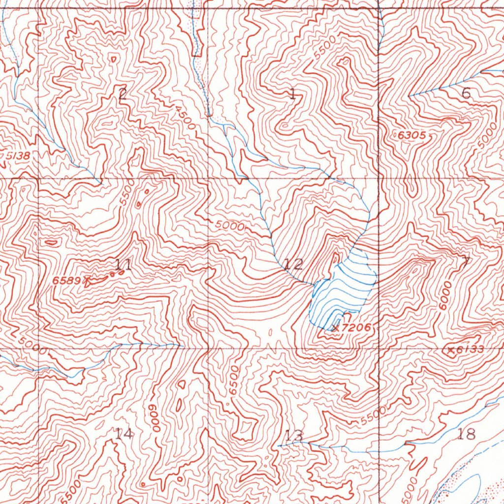 Mount Mckinley A-4, AK (1953, 63360-Scale) Map by United States ...